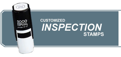 Inspection Stamps - Customizable Stamps for Inspectors - Inspection ...